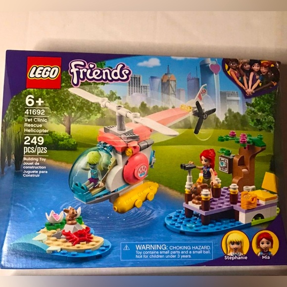 Lego | Toys | New Lego Friends Rescue Helicopter Set 4692 Retired ...